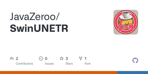 Github Javazeroo Swinunetr