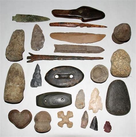 Authentic Native American Arrowheads And Tools Ancient Tool