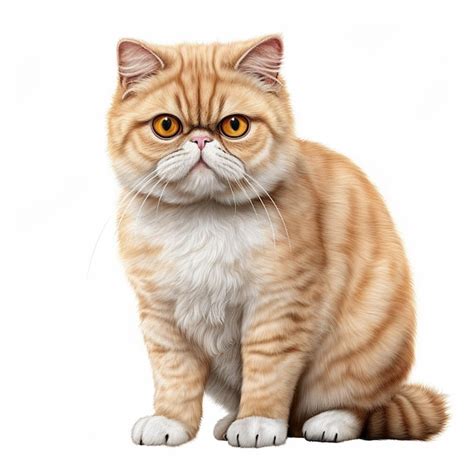 Premium Vector Exotic Shorthair Kitten Cat