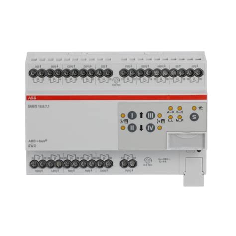 abb sah s16 6 7 1 switch shutter actuator 16 fold 6 a knx solution