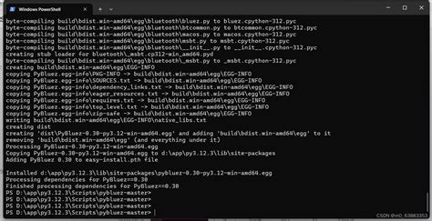 py安装蓝牙模块pip install pybluez出错 csdn博客