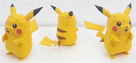Papercraft Pikachu Para Imprimir Explore The Best Papercrafttemplate