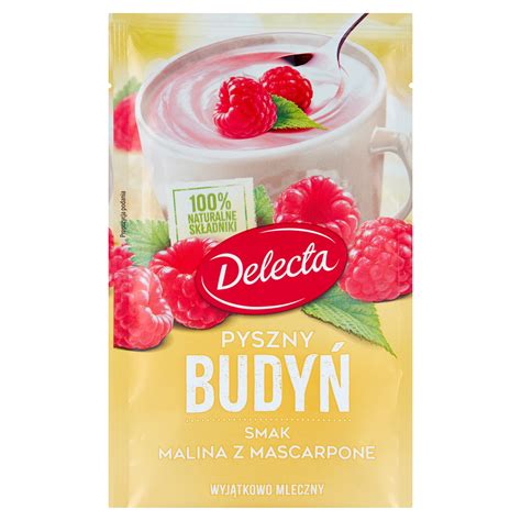 Budyń Malina Z Mascarpone Delecta 40 G • Opinie Allegro