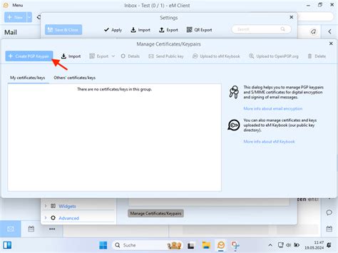 How To Send Encrypted Emails Using PGP And EM Client RenickB
