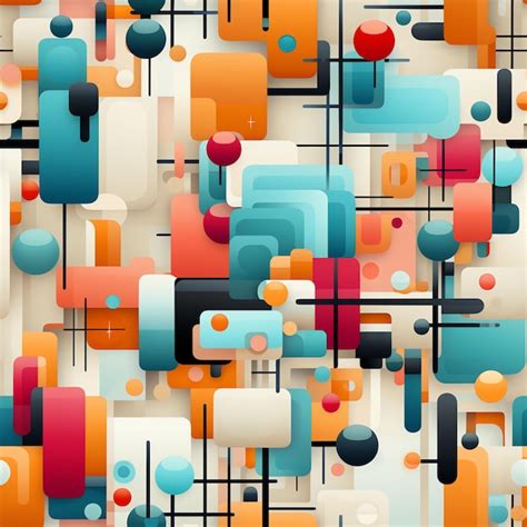Premium AI Image Create A Pattern Using Pixel Art In A Variety