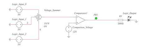 NAND Gate 3 Inputs Multisim Live