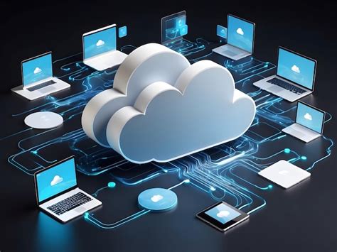Premium Ai Image The Realm Of Cloud Based Storage Secure Protect Data
