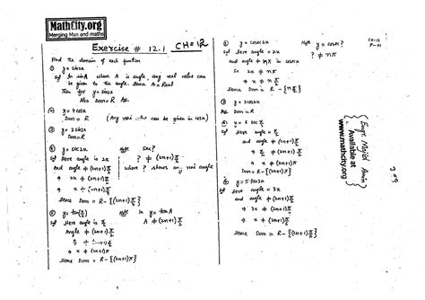 Solution Graph Of Trigonometric And Inverse Trigonometric Functions
