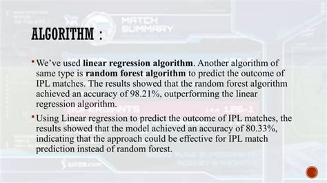 A Ppt Designed For Project On Ipl Win Predictor Pptx Cricket Sports