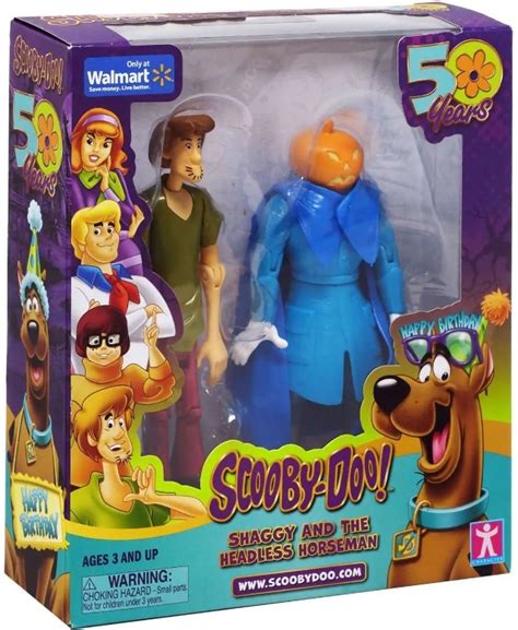 Scooby Doo 50 Years Shaggy And The Headless Horseman Exclusive Action