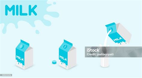 상자 Uht 유리 및 복사 공간와 파란색 배경에 우유 텍스트 스플래시에 붓는 우유 우유 0명에 대한 스톡 벡터 아트 및 기타 이미지 Istock