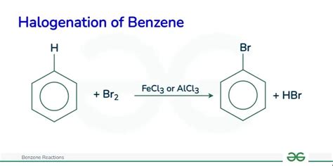 Benzene Reactions - GeeksforGeeks