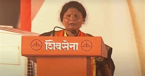 Who Is Sushma Andhare The Uddhav Faction Shiv Sena Leader Who Gave A