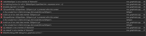 C Qtproject Meta Object Compiler Goes Haywire Stack Overflow
