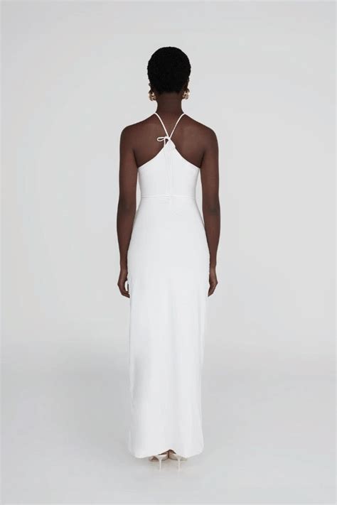 Maygel Coronel Liri Dress Off White Dress Hire Au