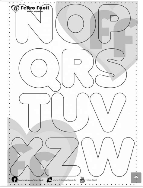 Molde De Letras Seleção De Moldes De Letras Para Artesanato Diy Artofit