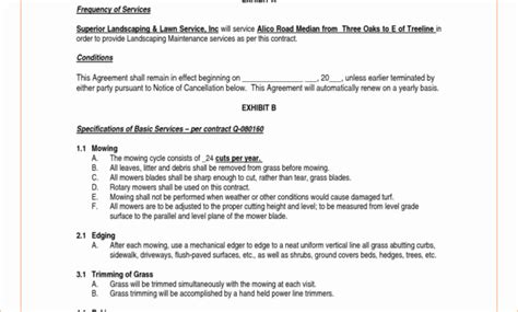 Landscape Proposal Template New Landscape Bid Templates Inside