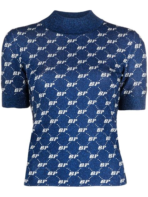 Baum Und Pferdgarten Logo Embroidered Knit Top Smart Closet