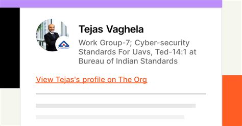 Tejas Vaghela Work Group 7 Cyber Security Standards For Uavs Ted 14
