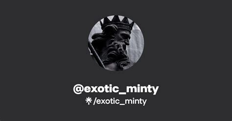 Exoticminty Twitter Linktree