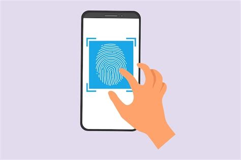 premium vector face recognition voice authentication and retina