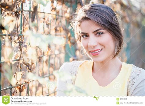 Autumn Makes Me Feel Good Stock Image Image Of Girl 62884393