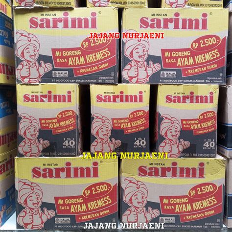 Mie Sarimi Sakura Intermi Harga Per 1 Dus Isi 40pcsbungkus Mie