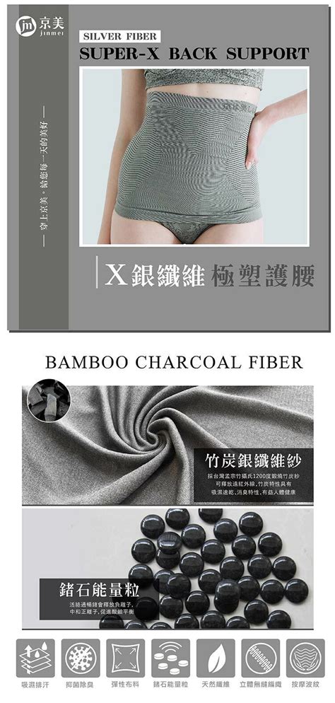 【京美】x銀纖維極塑護腰 2件組