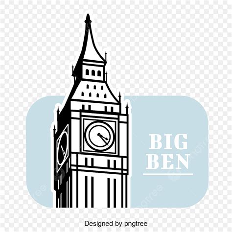 London Big Ben Silhouette Png Free Silhouette Style London Big Ben
