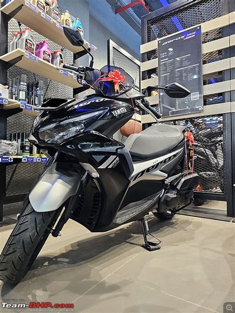 Ownership Review 2022 Yamaha Aerox 155 Racing Blue Page 13 Team BHP