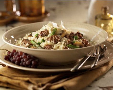Sausage And Vegetable Risotto Recipe Chefs Resource Recipes
