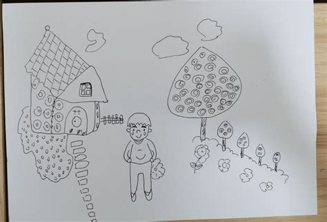 心理学画画房树人 房树人正常心理图片 大山谷图库