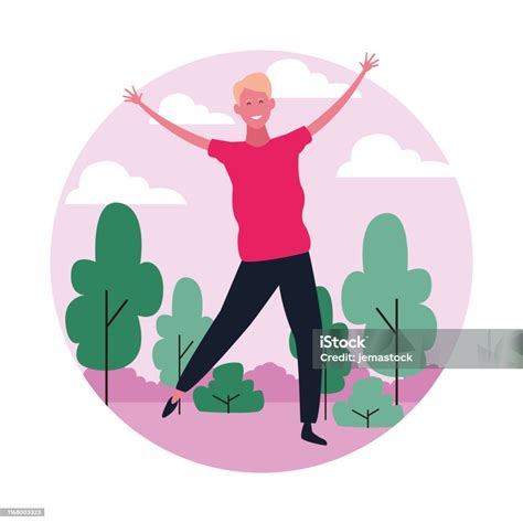 Tanzender Mann Avatar Stock Vektor Art Und Mehr Bilder Von Avatar