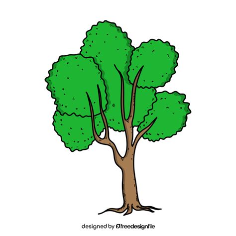 Summer Tree Drawing Clipart Free Download