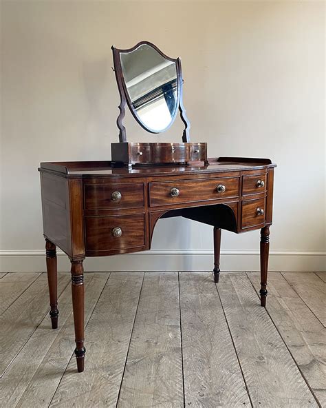 Antique Dressing Table Mahogany Dressing Table Regency Dressing Table Bowfront Dressing Table
