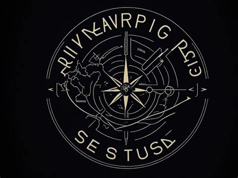Premium Ai Image Compass Background