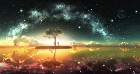 Galaxy Tree Wallpapers Wallpaper Cave