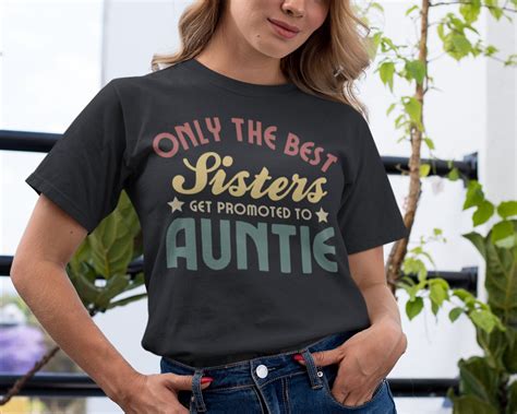 Camiseta tía regalo divertido para la tía nueva tía futura Etsy