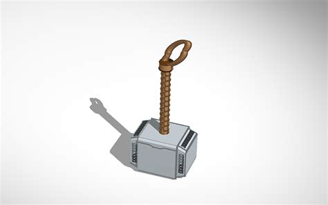 3d Design Mjolnir Tinkercad