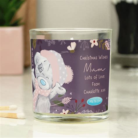 Buy Personalised Me To You Tatty Teddy Cosy Winter Candle Jar For Gbp