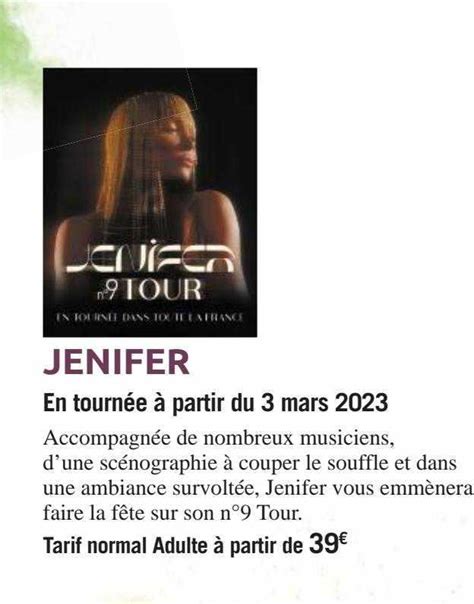 Offre Jenifer N° 9 Chez Carrefour