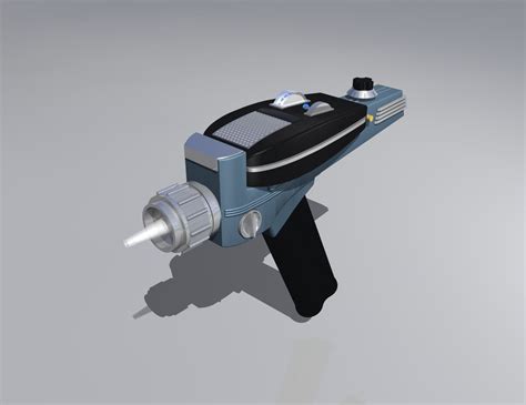 Star Trek Phaser 3d Model 30 3ds Obj Dxf Free3d