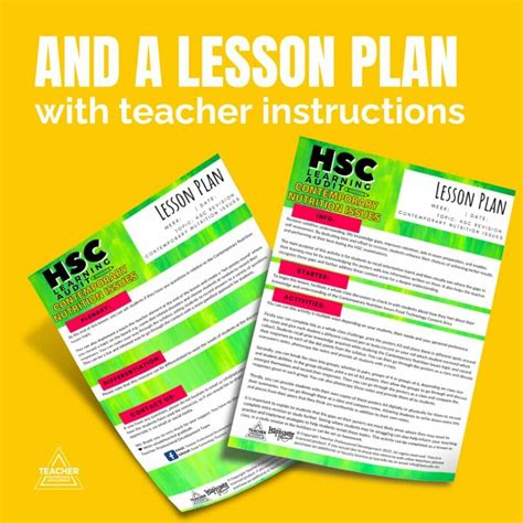 Contemporary Nutrition Issues HSC Learning Audit Resource