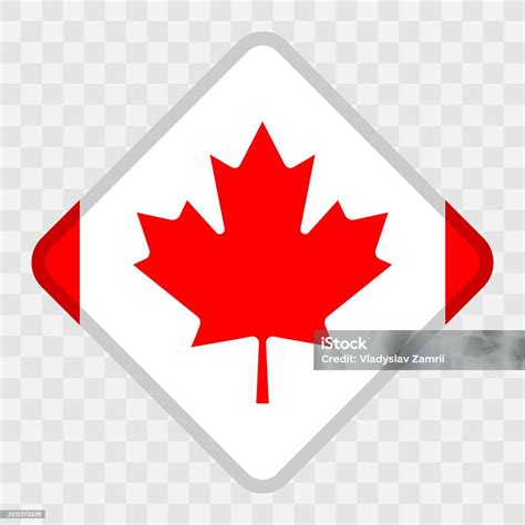 다이아몬드 모양의 캐나다 메이플 리프 플래그 디자인을 특징으로 하는 벡터 아이콘 국가 지리적 지역에 대한 스톡 벡터 아트 및 기타 이미지 국가 지리적 지역 국기