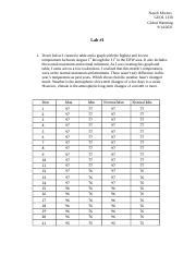 Lab 1 GEOL Docx Nayeli Moreno GEOL 1330 Global Warming 9 14 2021 Lab 1 1 Down Below I
