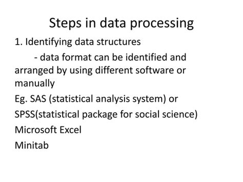 Data Processing And Analysis Pptx Technology And Computing