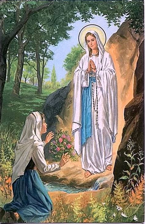 February Feast Day Our Lady Of Lourdes Our Lady Of Lourdes