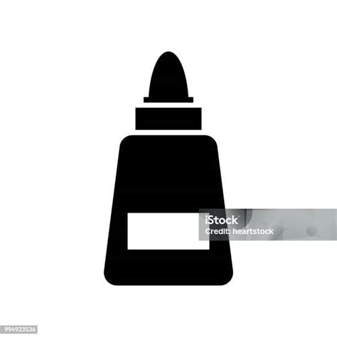 粘附圖示向量圖示簡單的元素插圖膠水符號設計可用於網路和移動向量圖形及更多卡通圖片 卡通 商標 器材 Istock