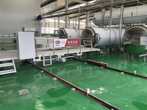 Full Automatic Retort System Automatic Loading And Unloading Machine For The Sterilization