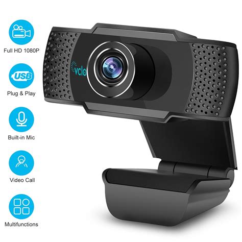 Vcloo 1080p Hd Webcam With Microphone Webcam For Gaming Conferencing